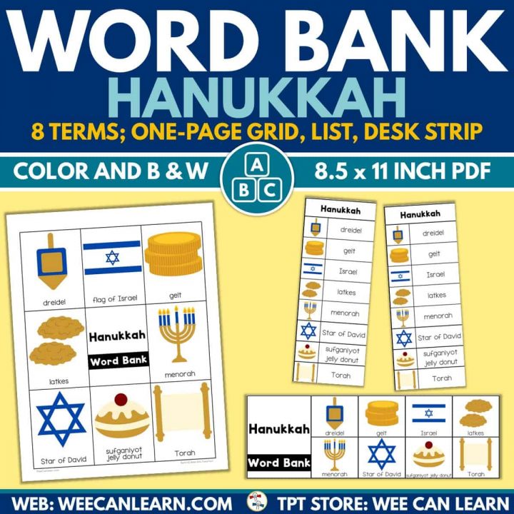 Christmas Word Lists Word Banks (All) [FREE Downloads!]